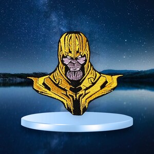 Titanic Might: Thanos Embroidered Patch - Etsy