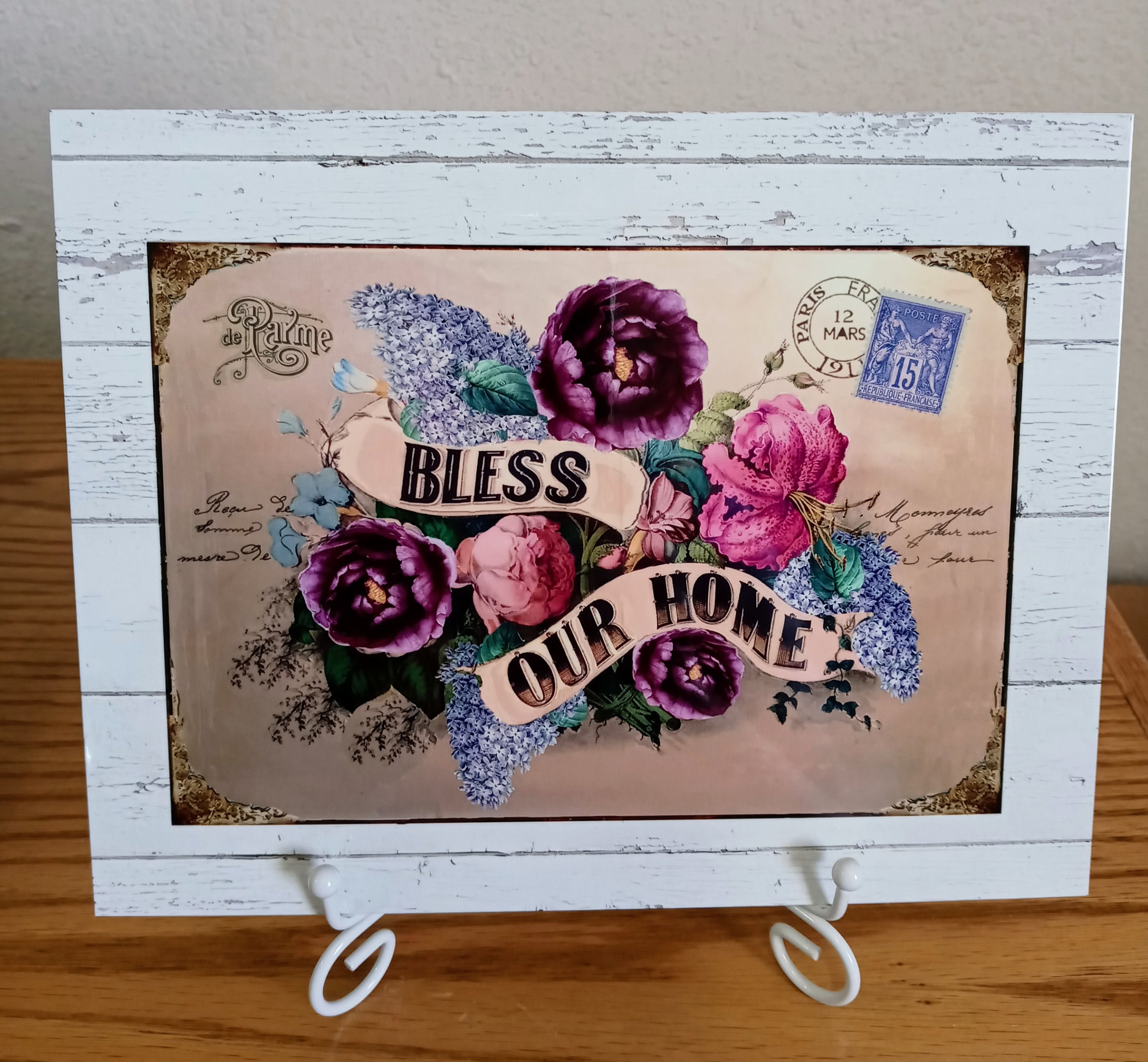 Wreaths Home & Living 9W x 7H Wreath Sign Vintage Sign etna.com.pe