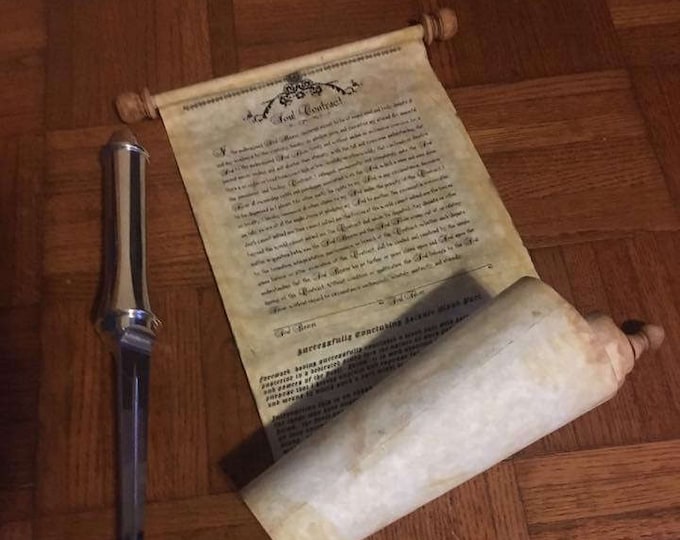 Soul Contract Supernatural Prop - Etsy