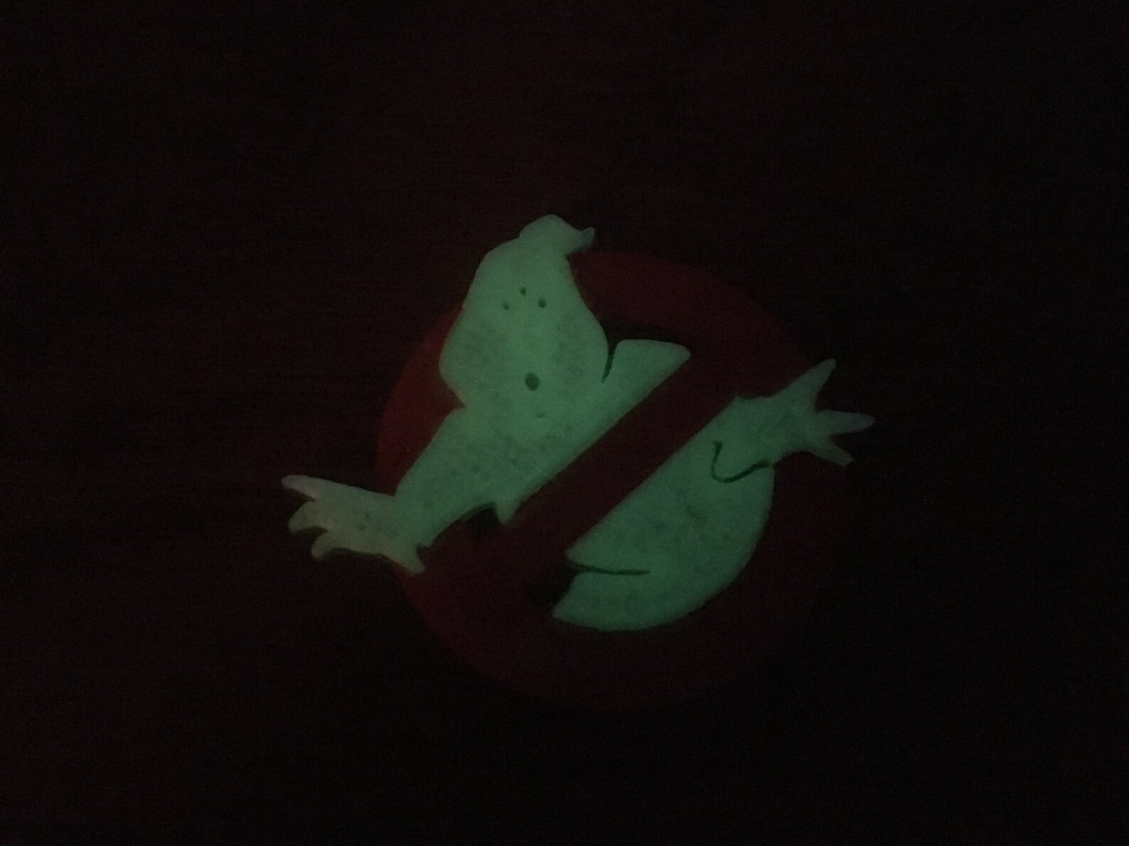 Glow in the Dark Ghostbusters Logo Keychains or Fridge Magnets - Etsy