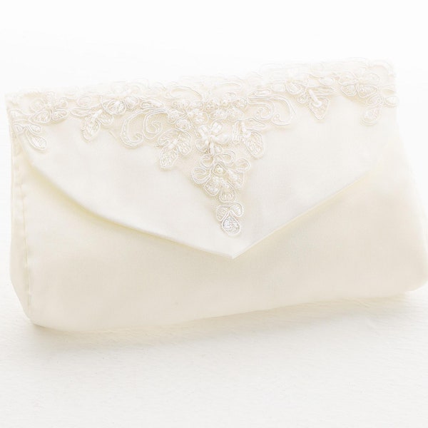 Ivory Bridal Clutch - Etsy