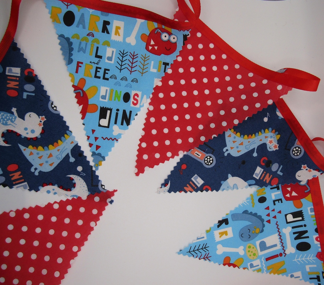 Dinosaurs, Dinosaur Bunting, Dinosaur Bedroom Decor, Dinosaur Gift Idea ...