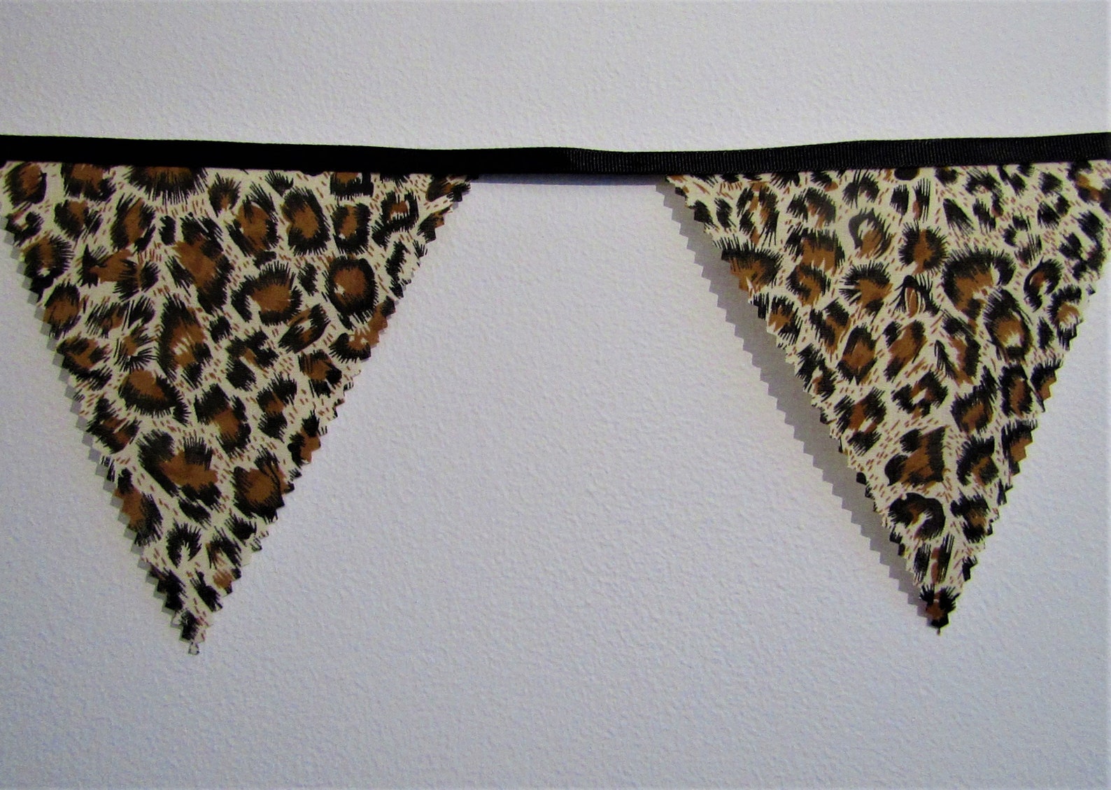 Leopard Print Bunting Animal print Safari Party | Etsy