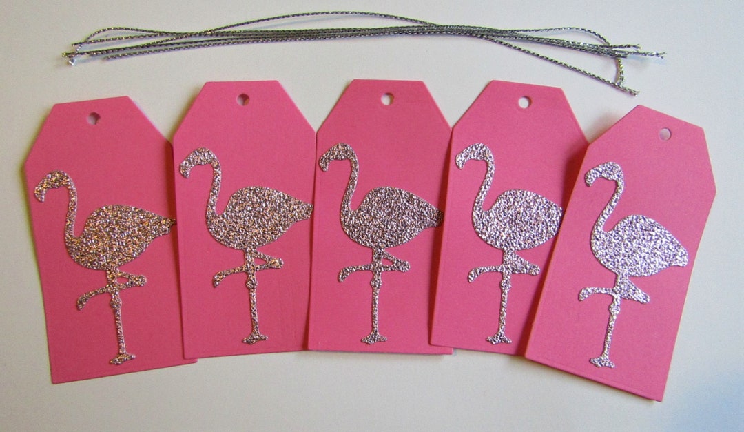 Flamingo Gift Tags, Gift Tags, Personalised Gift Tags, Flamingo, Pink ...