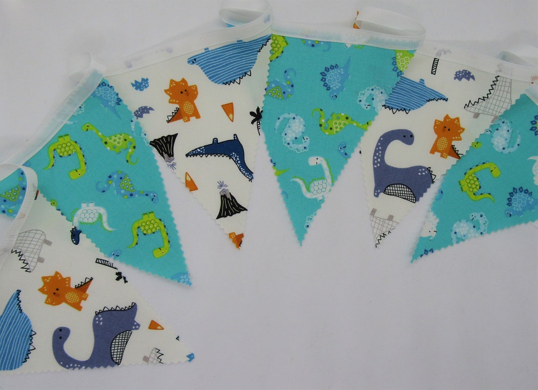 Dinosaurs, Dino, Bunting, Dinosaur Bedroom. Dinosaur Gift Idea ...
