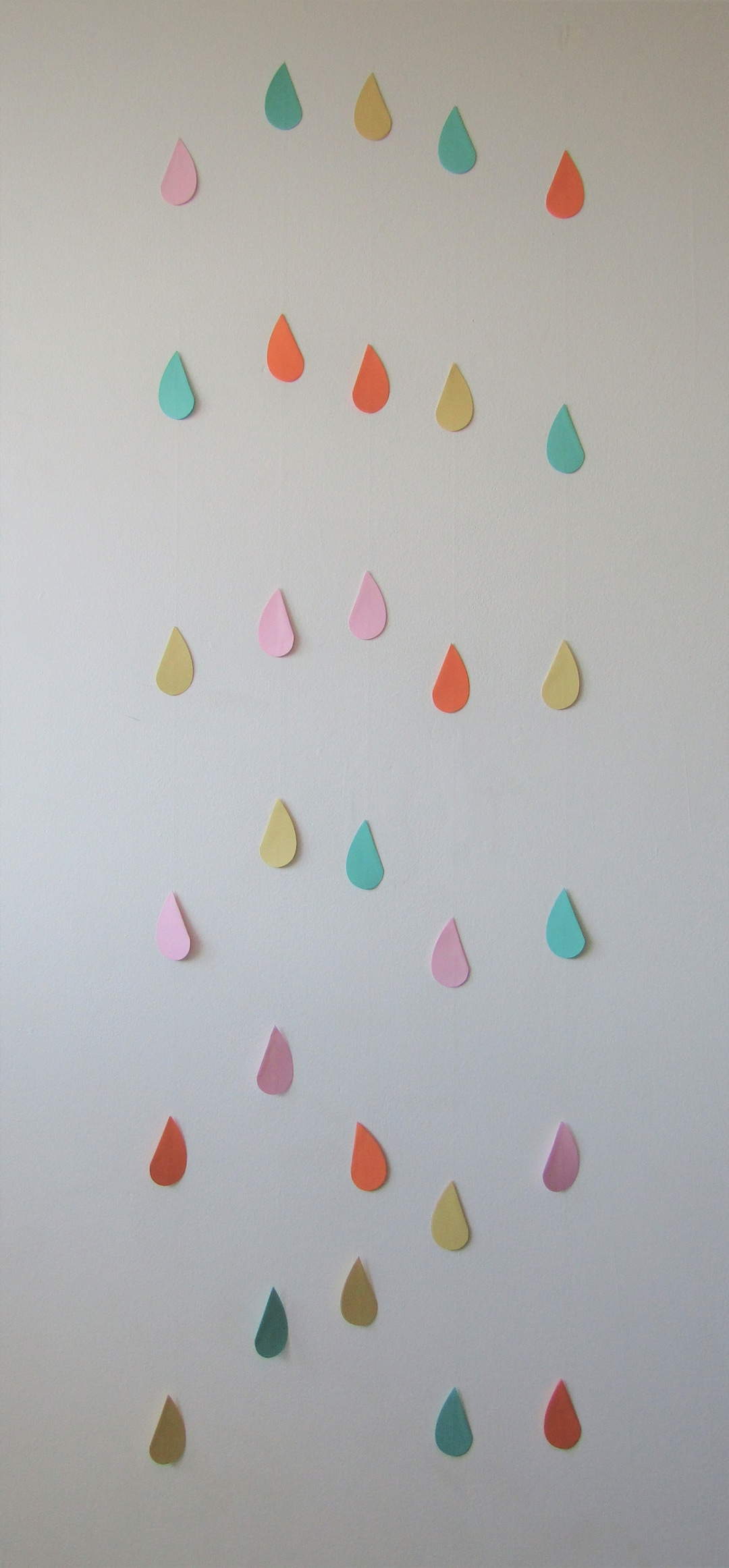 Raindrops, Raindrop Garland, Photo Back Drop, Baby Shower Decoration - Etsy