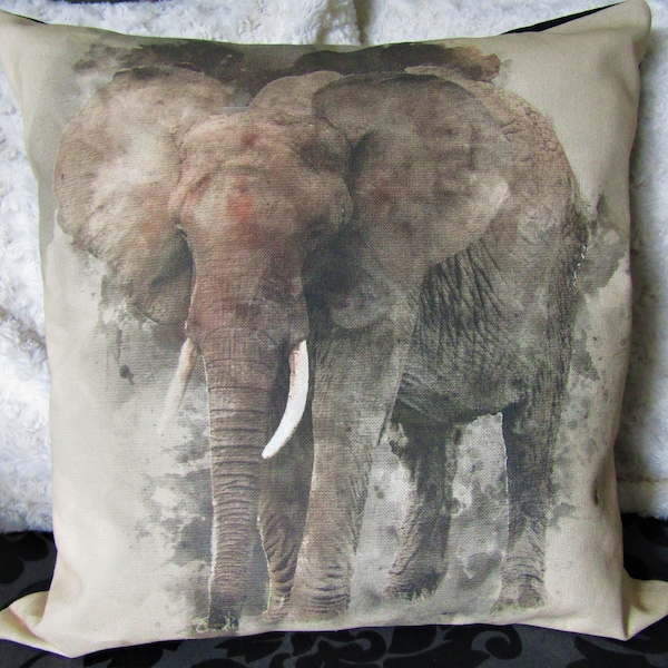 Elephant Cushion - Etsy