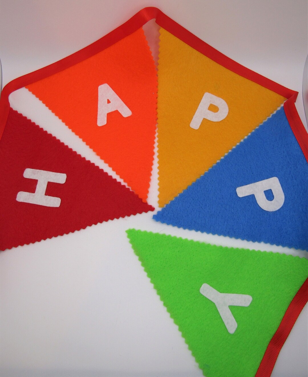 Happy Birthday Banner/bunting, Personalised Birthday Bunting, Rainbow ...