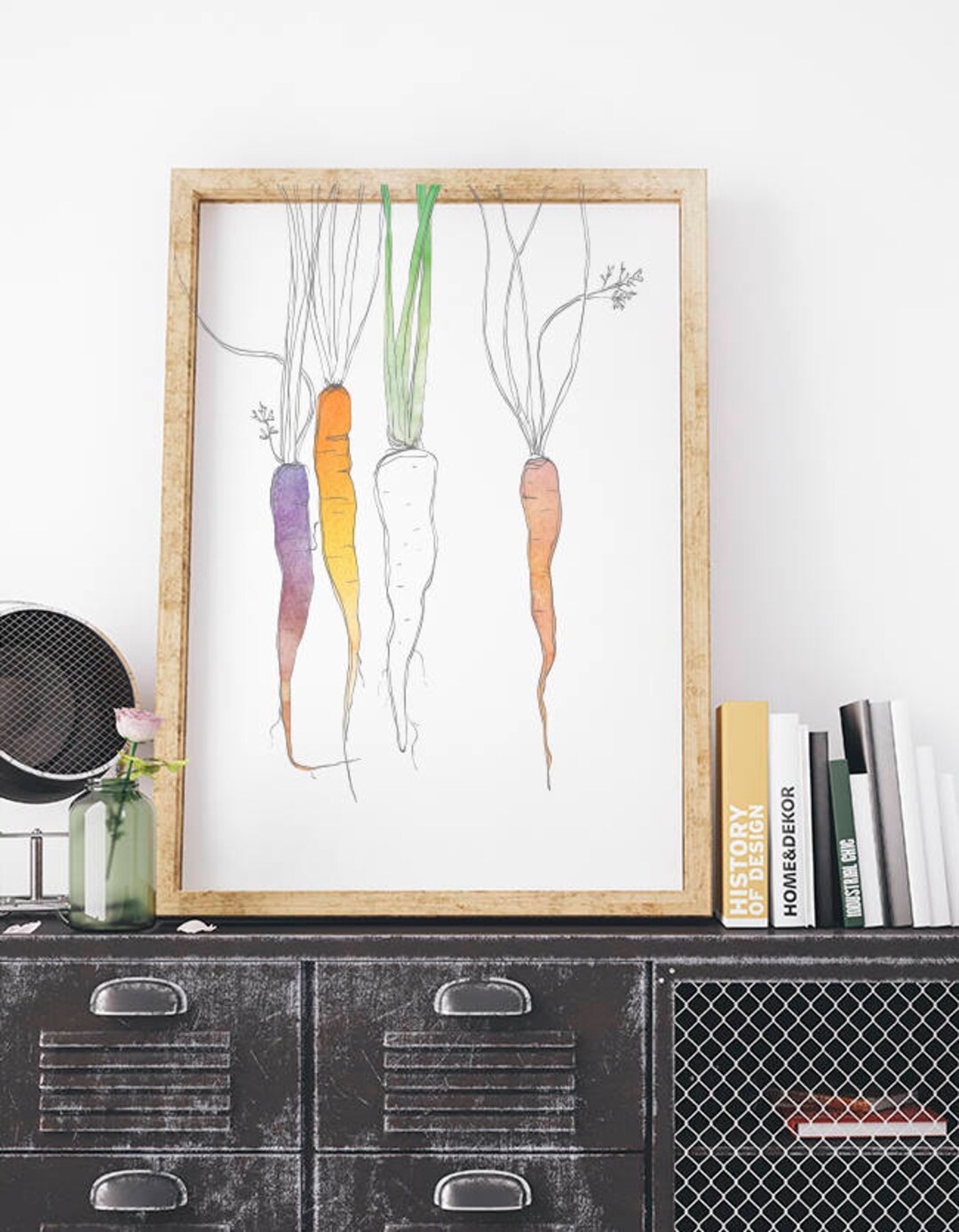 Home Decor - Carrots and a Parsnip Printable Art - Instant Download - Etsy