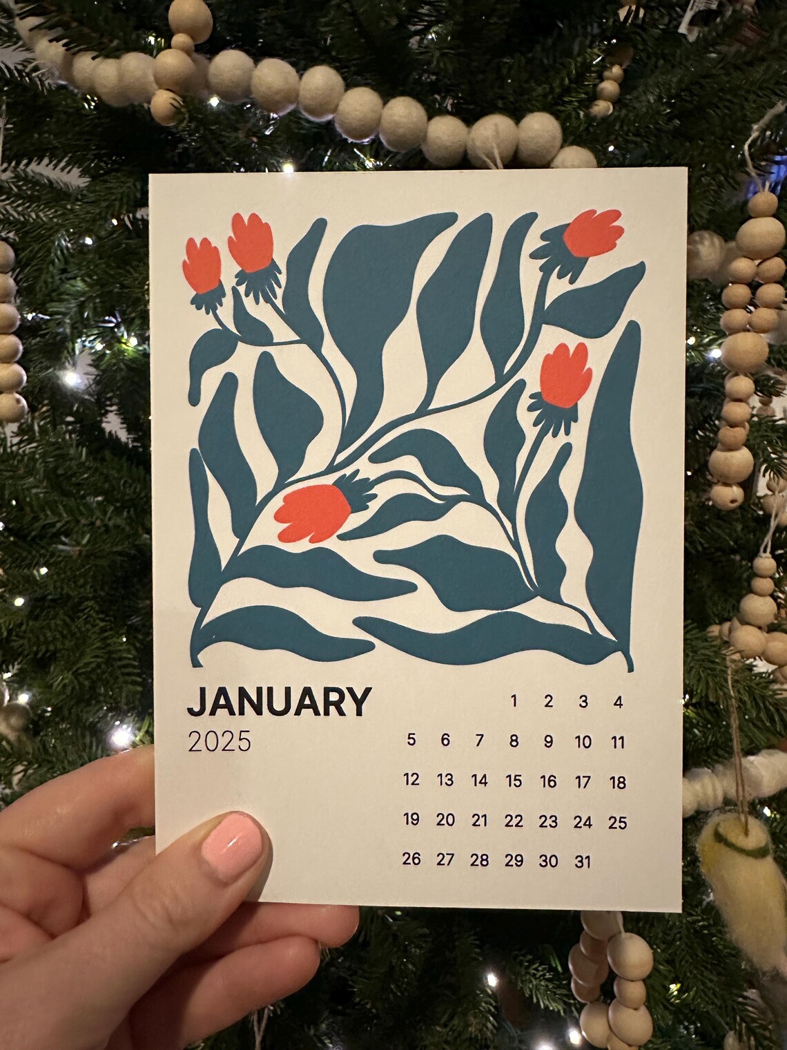 Matisse Inspired 5x7 Calendar Printable - Etsy
