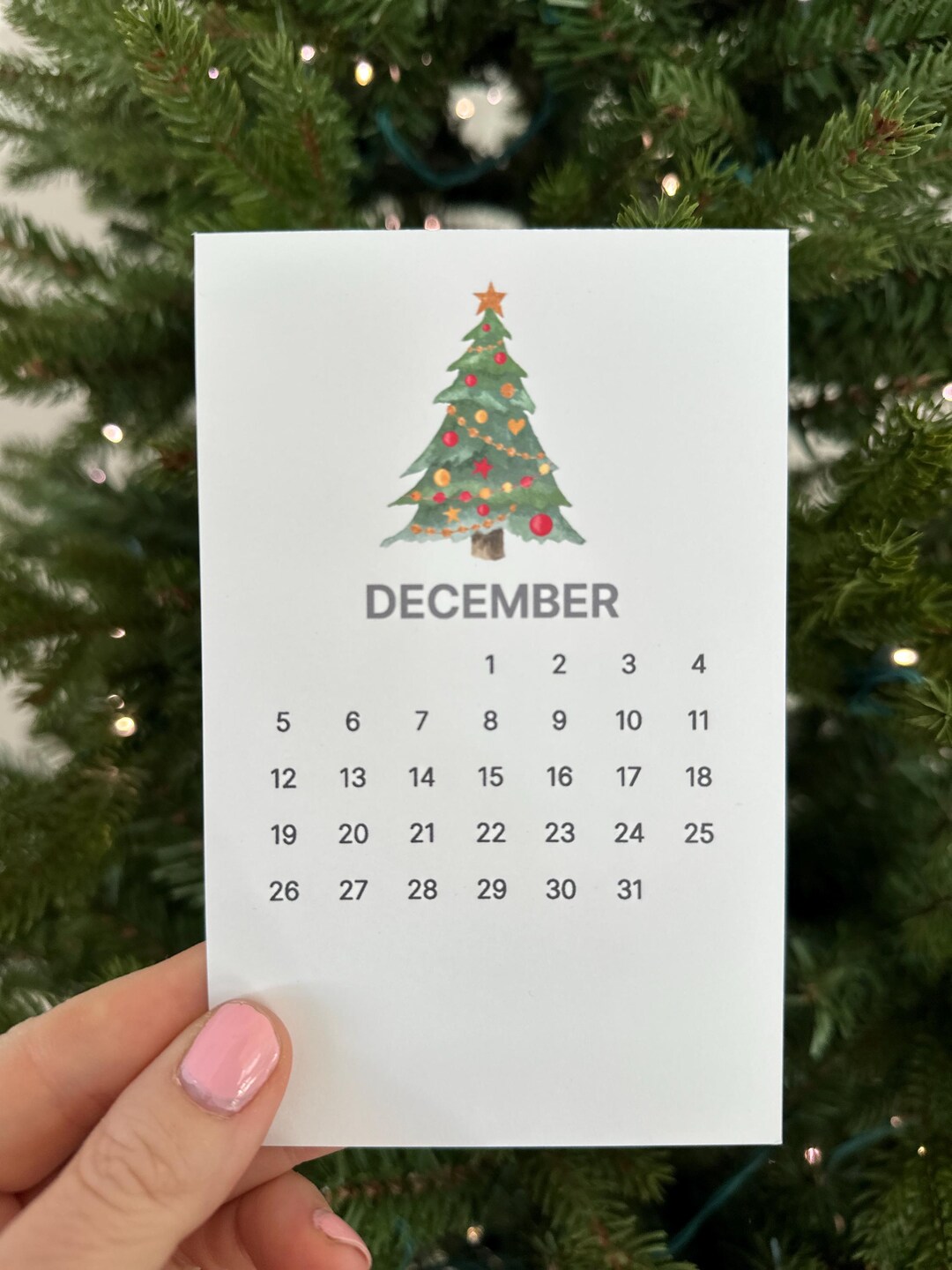 Watercolor Desk Calendar 2026: Classic Art Decor, Reclaimed Wood Stand ...