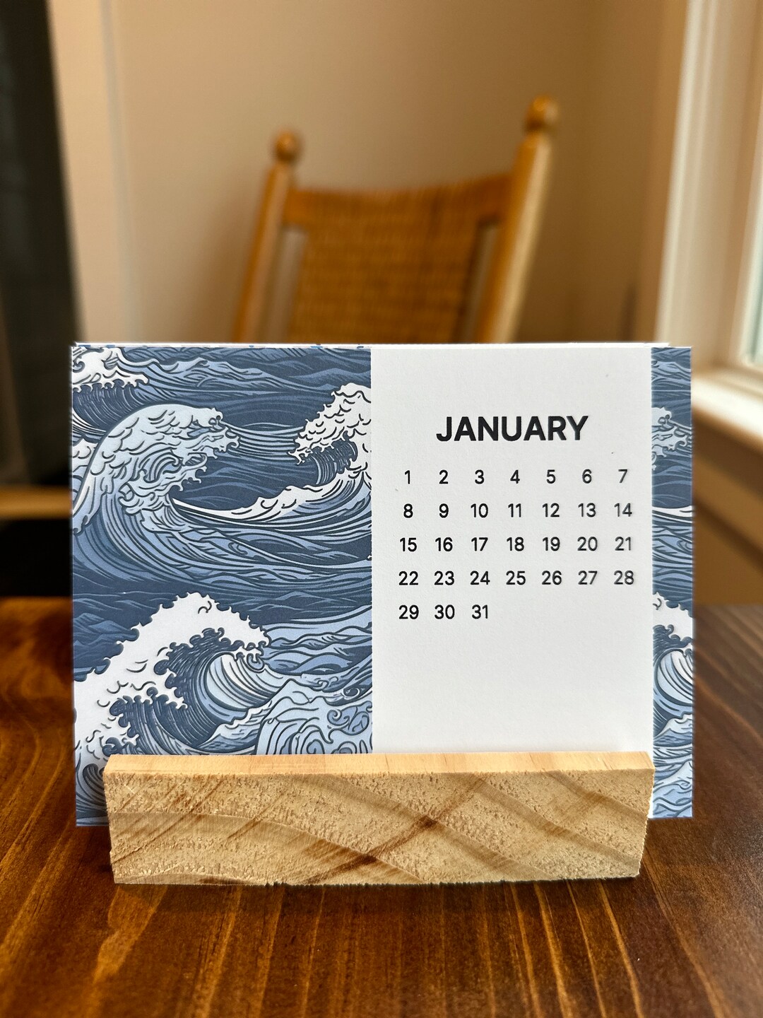 Nautical 2026 Desk Calendar - Ocean - Etsy