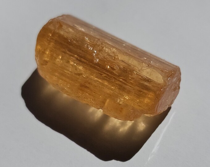 26ct Imperial Topaz Gem, Ouro Preto Brazil, Old Stock, Rare Orange ...