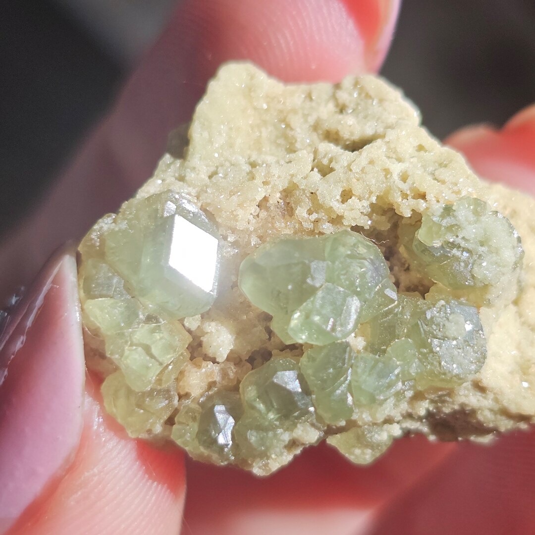 Demantoid Garnet Cluster 9g, Madagascar New Stock, Rare High Fire ...