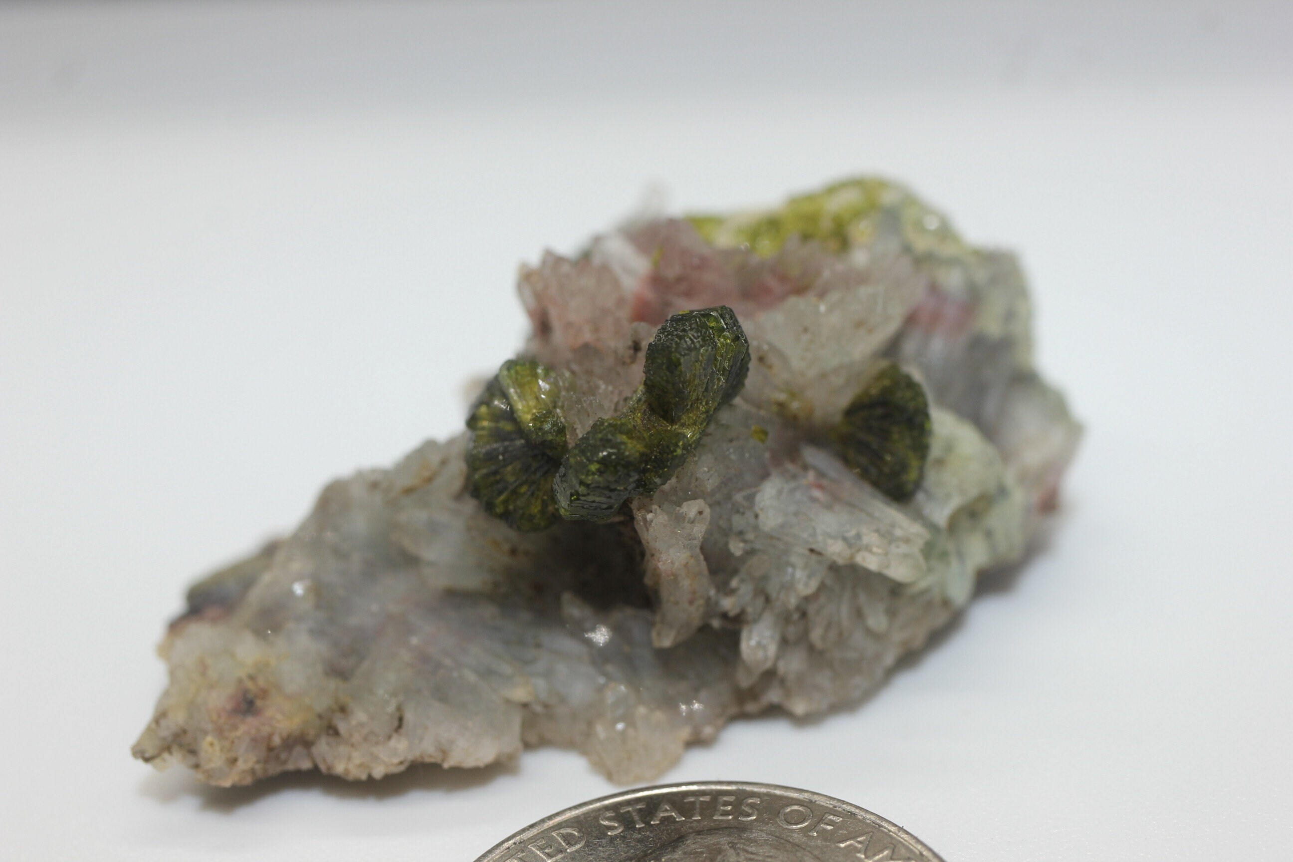 Dreamy Epidote Chlorite Amethyst & Cobalt Included Quartz / - Etsy UK