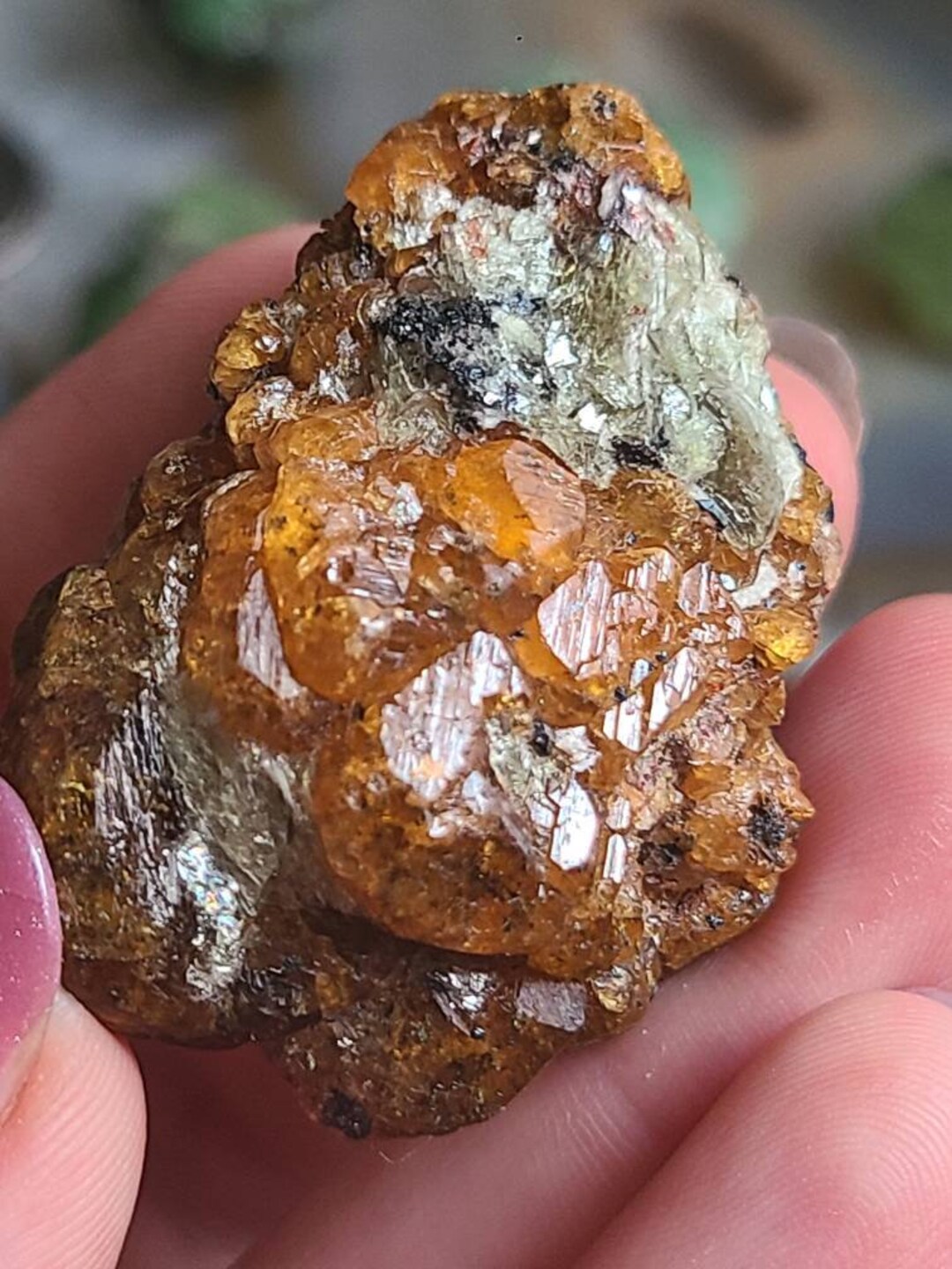 43g Lolindo Spessartine Garnet Cluster