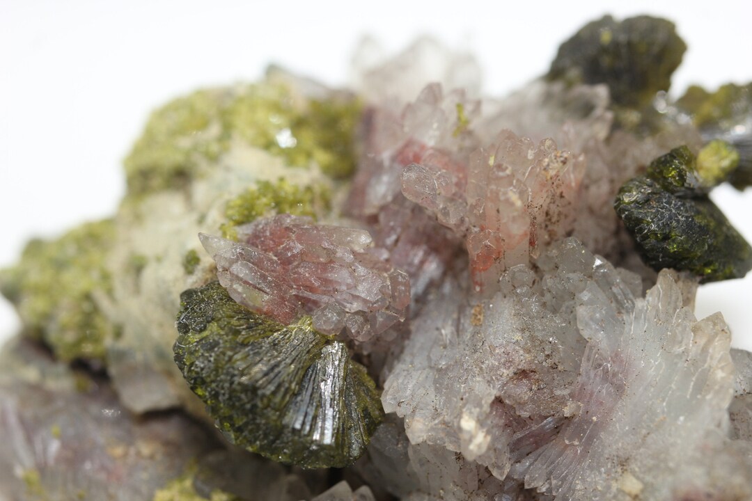 Dreamy Epidote Chlorite Amethyst & Cobalt Included Quartz / - Etsy UK