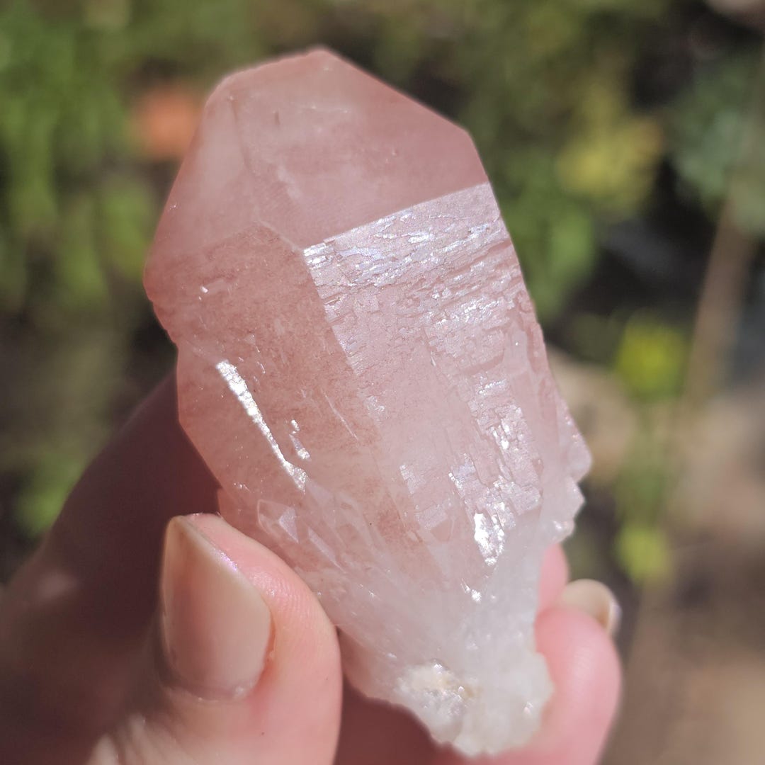 Pink Elestial Quartz Scepter From New Find, Lithium Coated - Etsy