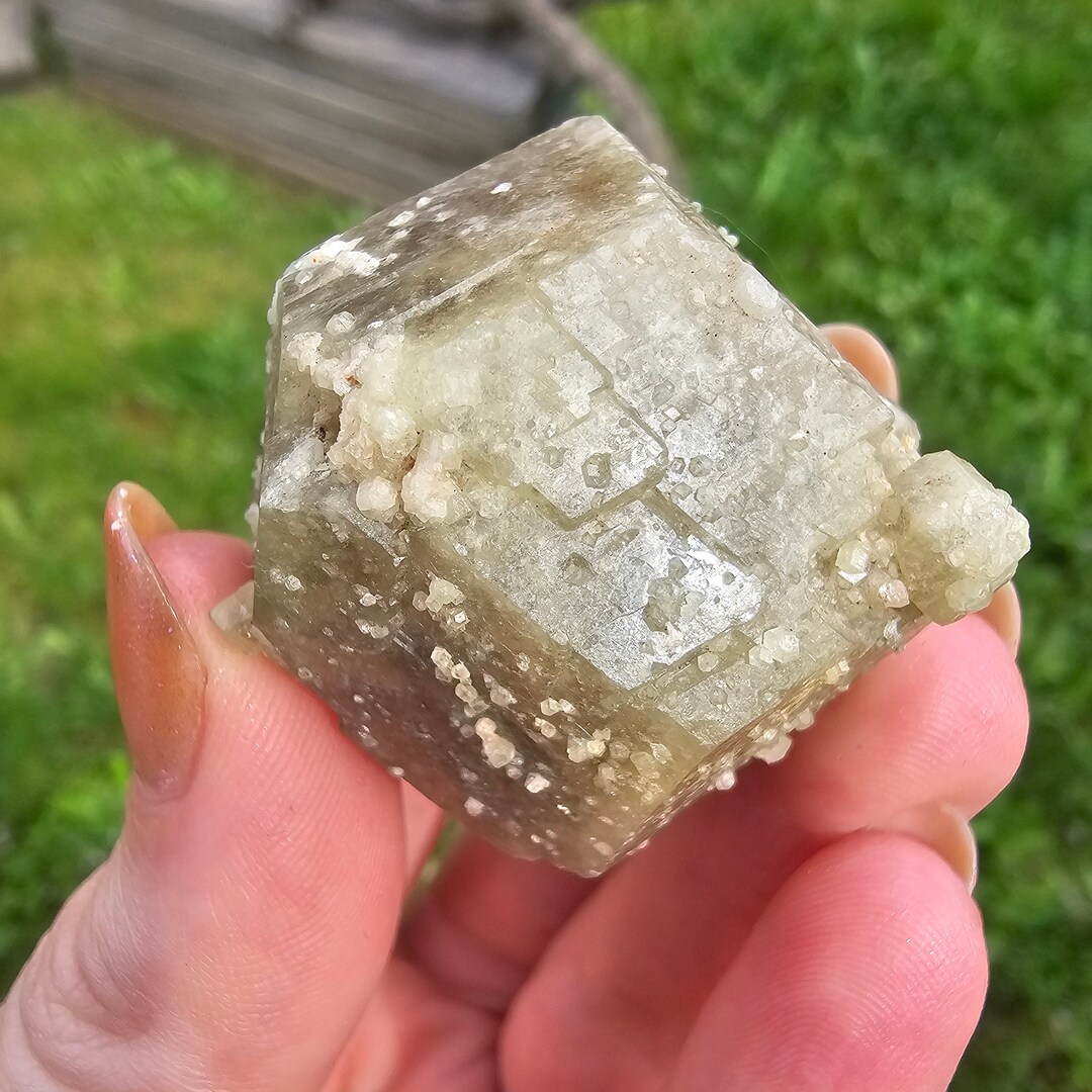 Green Garnet Floater, 65g Grossular, Mexico, Rare Rough, Large Floater ...