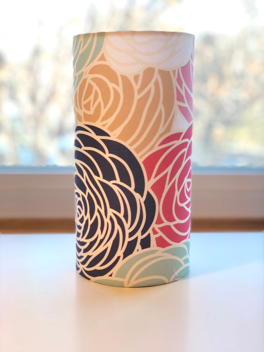 Modern Floral Fairy Light Luminary, Bedside Lamp, LED Light Lamps, LED ...