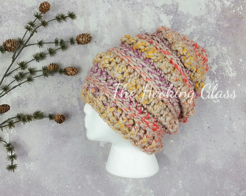 Slouchy Hat Pattern / Crochet Pattern / Crochet Hat / Toque Pattern ...