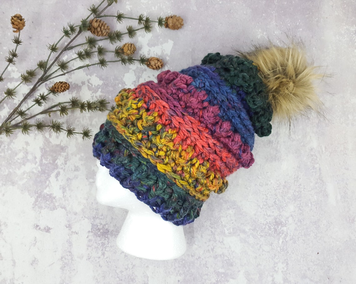 Slouchy Hat Pattern / Crochet Pattern / Crochet Hat / Toque Pattern ...