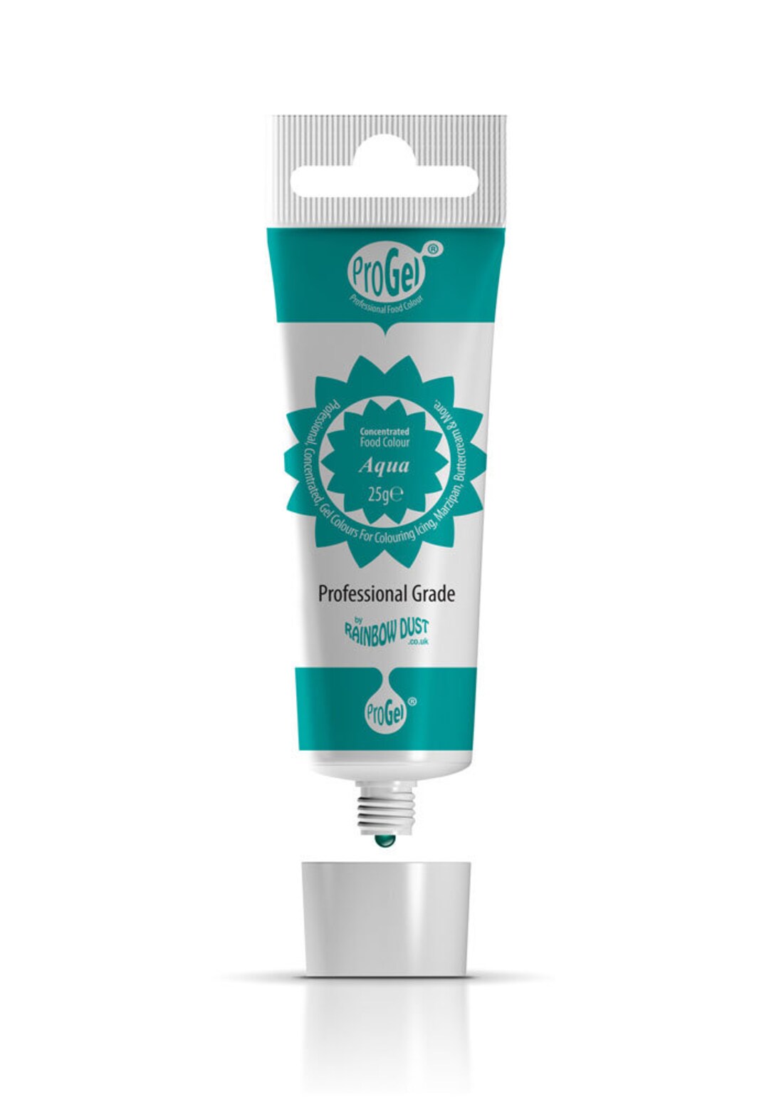Edible Aqua Food Colour Gel Concentrate, Progel by Rainbow Dust in a ...