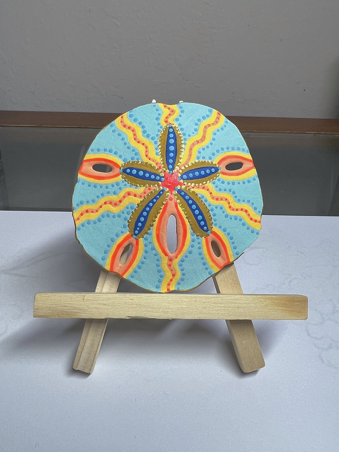 Hand Painted Sand Dollar | Beach Art | Beach Decor | Bathroom & Home ...