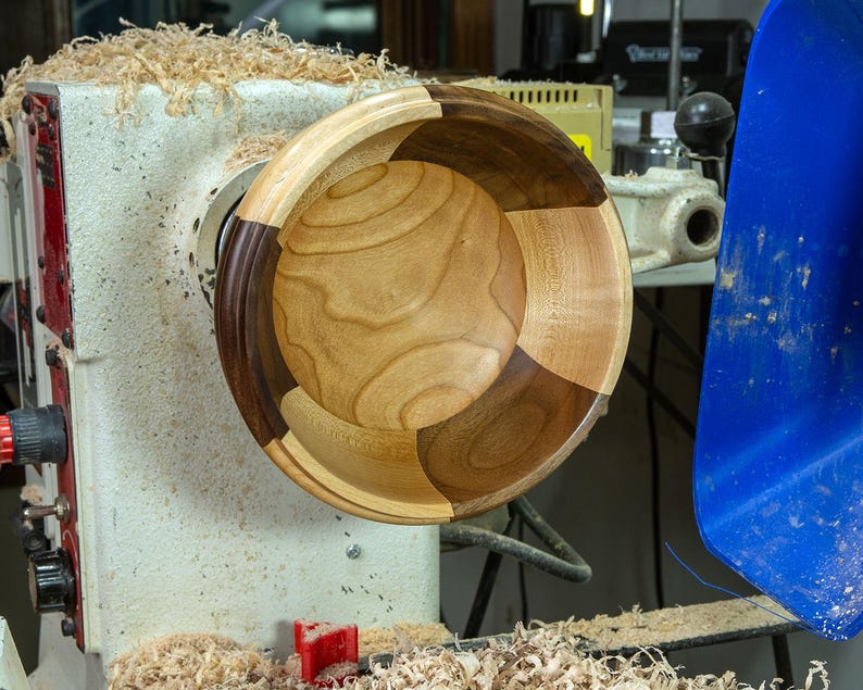 Segmented Bowl Blank for Woodturning, 6.5" X 3" - Etsy