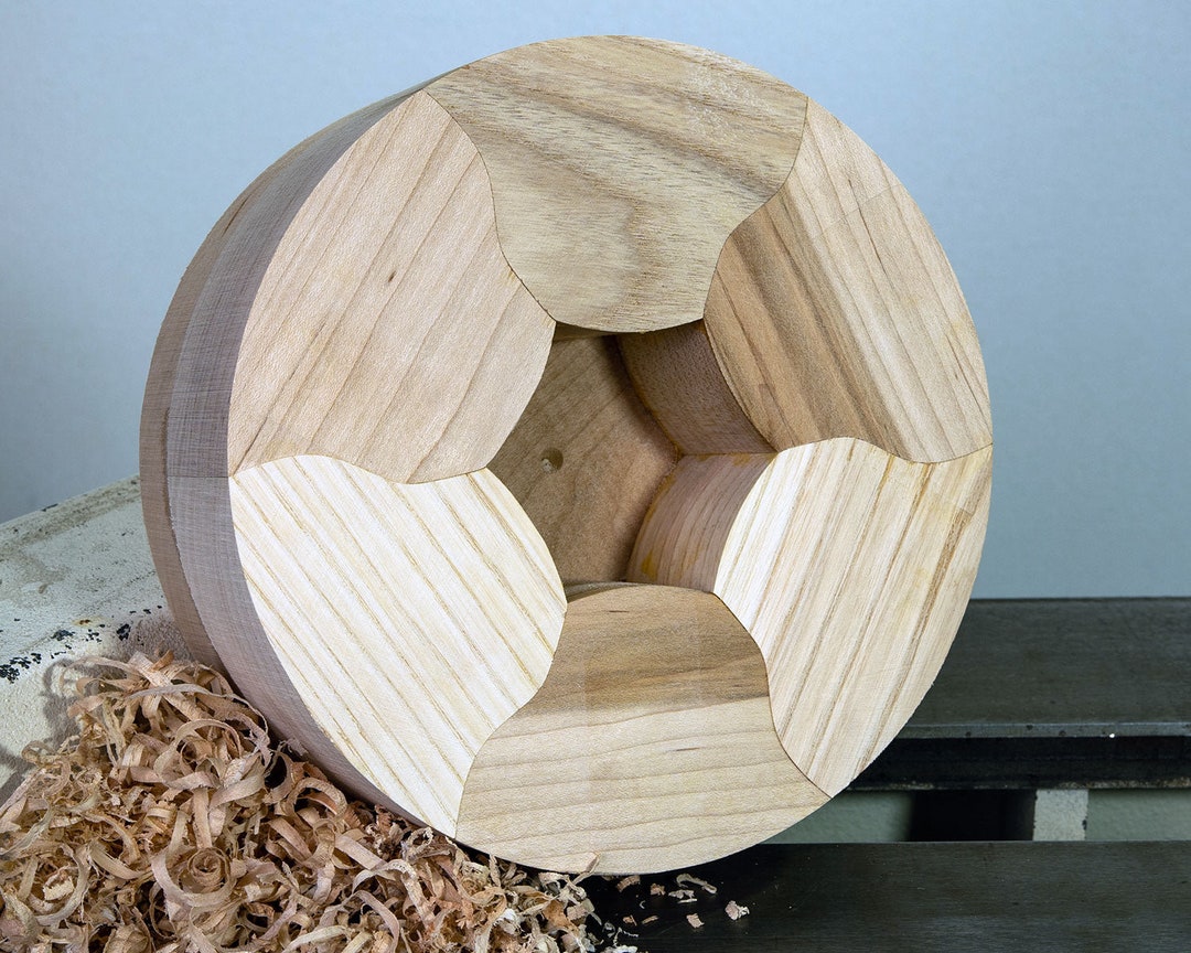 Segmented Bowl Blank for Woodturning, 6.5" X 3" - Etsy