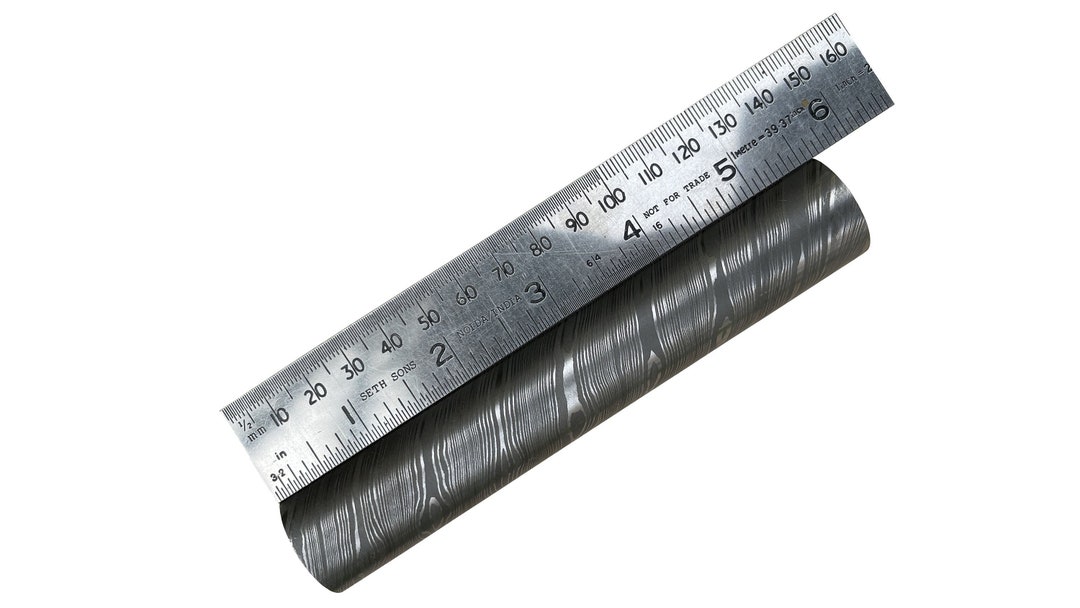 Damascus Rod Twist 5.5" Inch Steel Bush Crafts Rod Rod for Knife ...