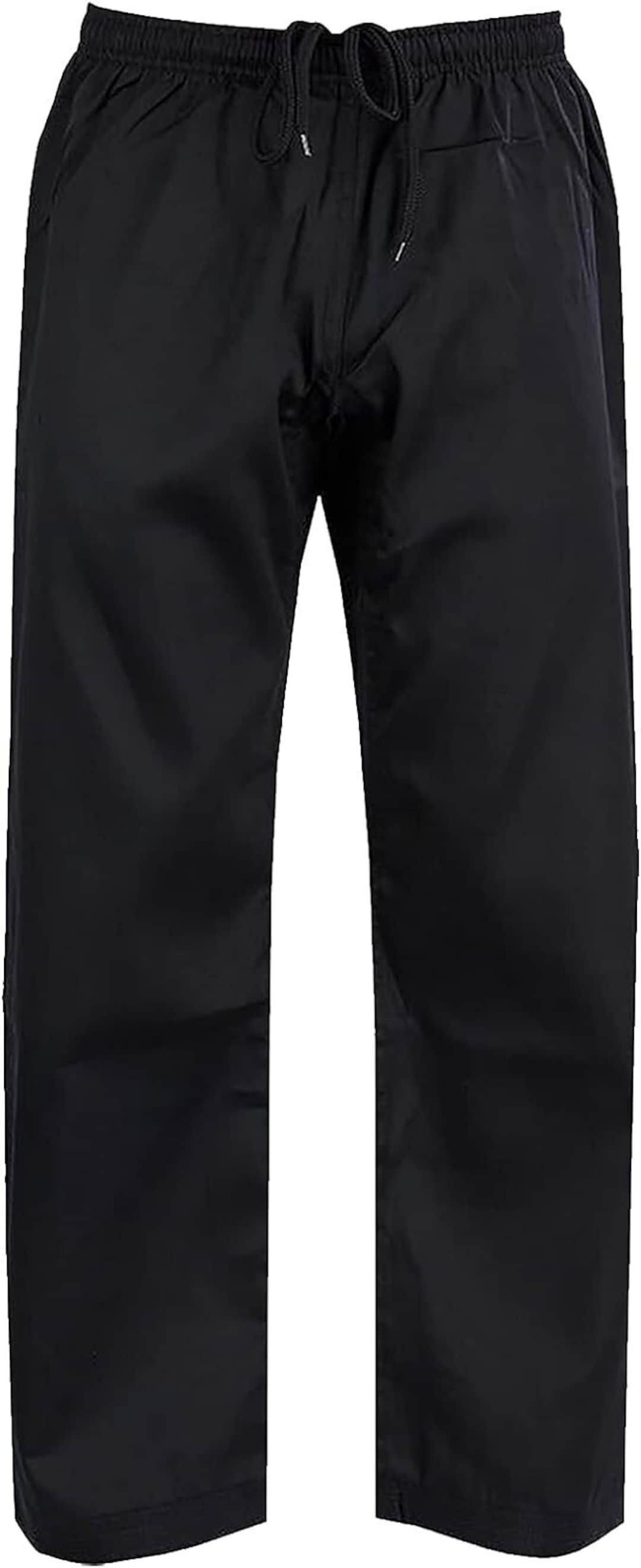 Cotton Karate Pants: Elastic Waist, Martial Arts GI Trousers - Etsy