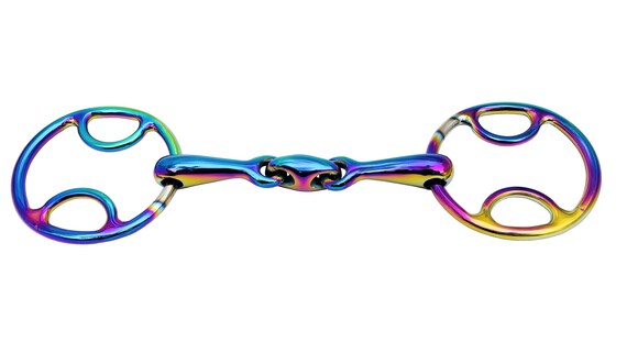 Bevel Horse Bits Rainbow Bevel Bit Rainbow Horse Bit Snaffle - Etsy