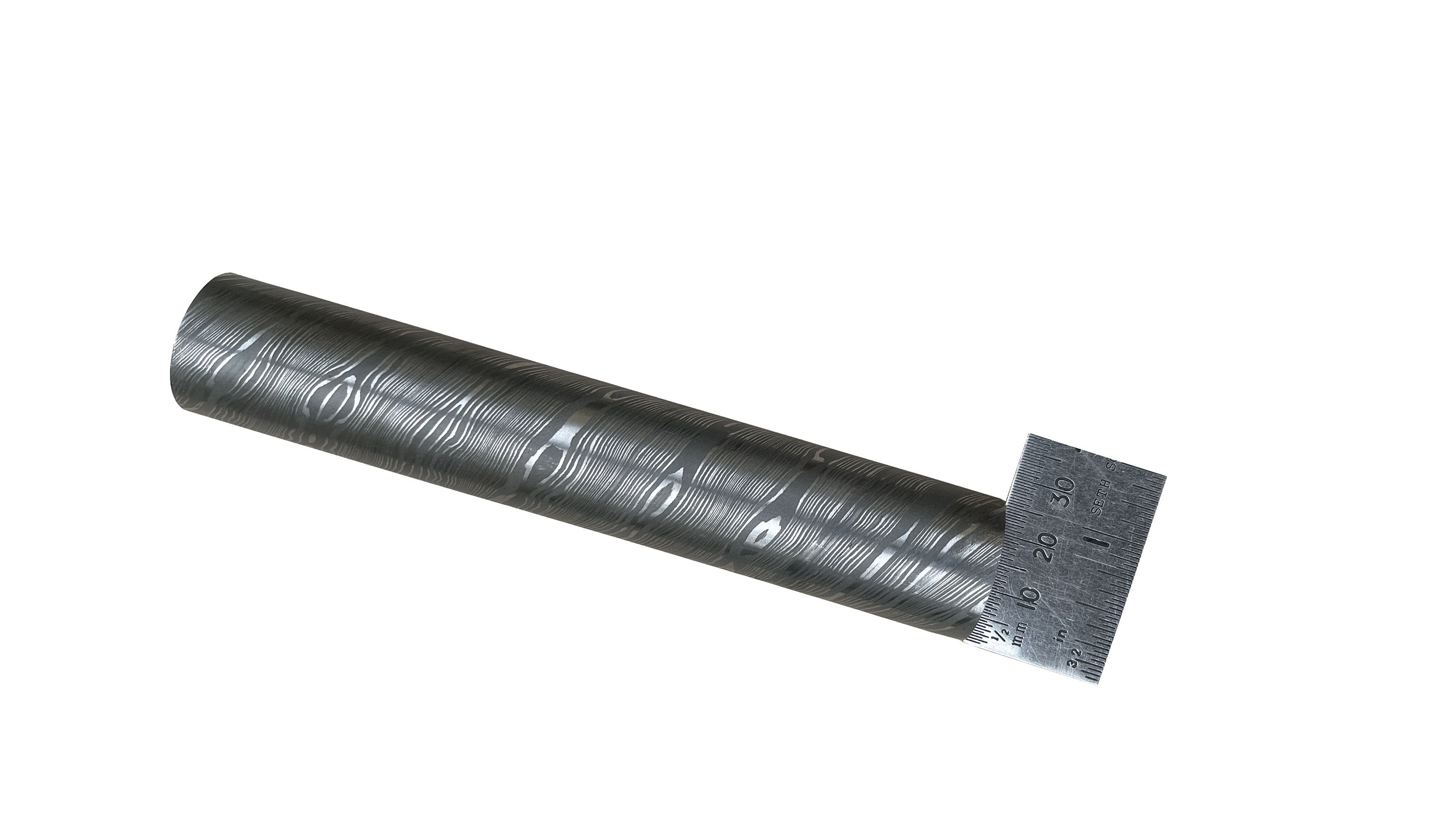 Damascus Rod Twist 5.5" Inch Steel Bush Crafts Rod Rod for Knife ...