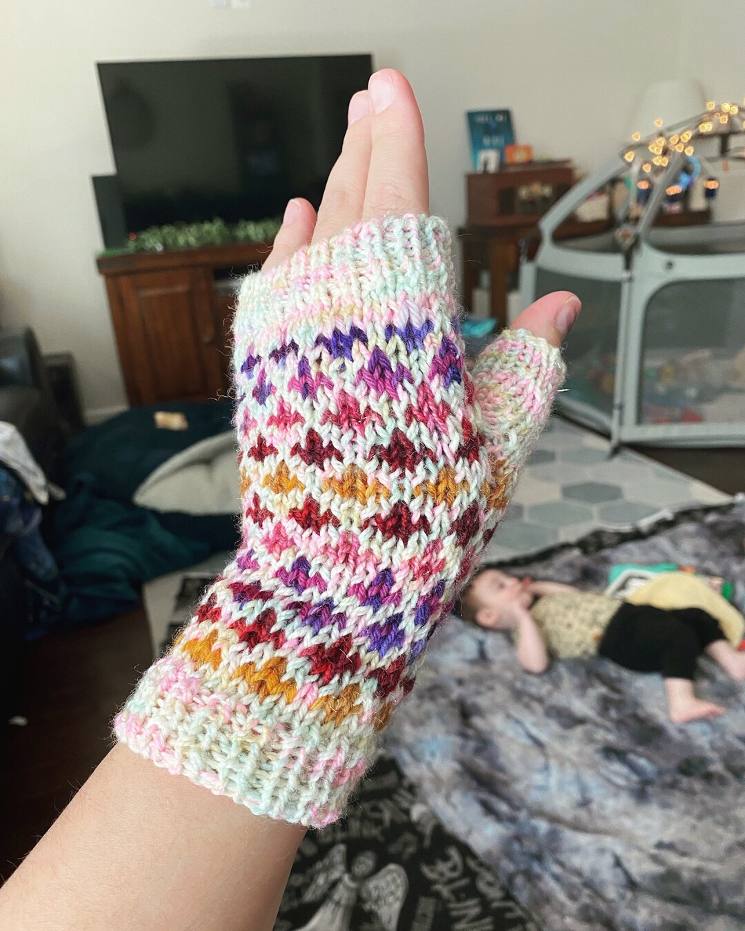 Advent Gloves - PDF Pattern - Digital Download- Fingerless Gloves ...