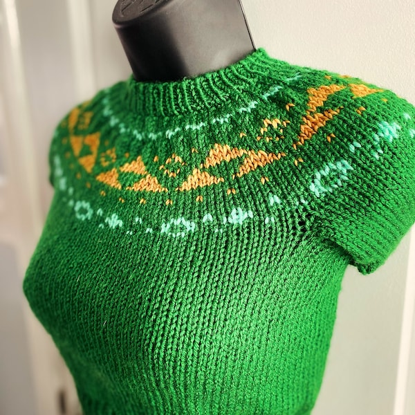 Video Game Sweater Knitting Pattern - Etsy