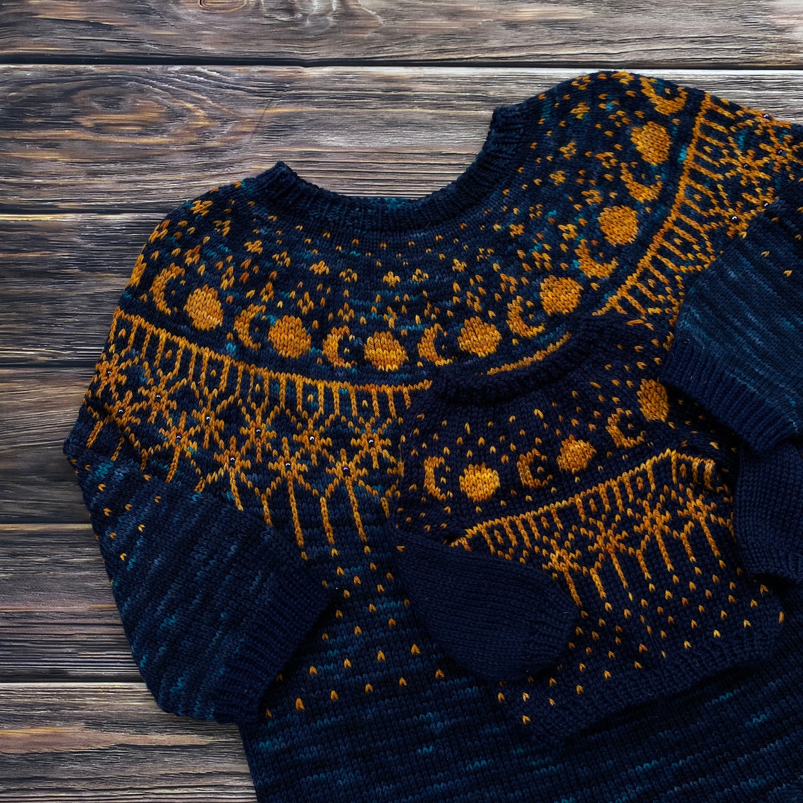 Astraeus- Sweater, Hat & Cowl -PDF- Digital Download -kids - Color Work ...