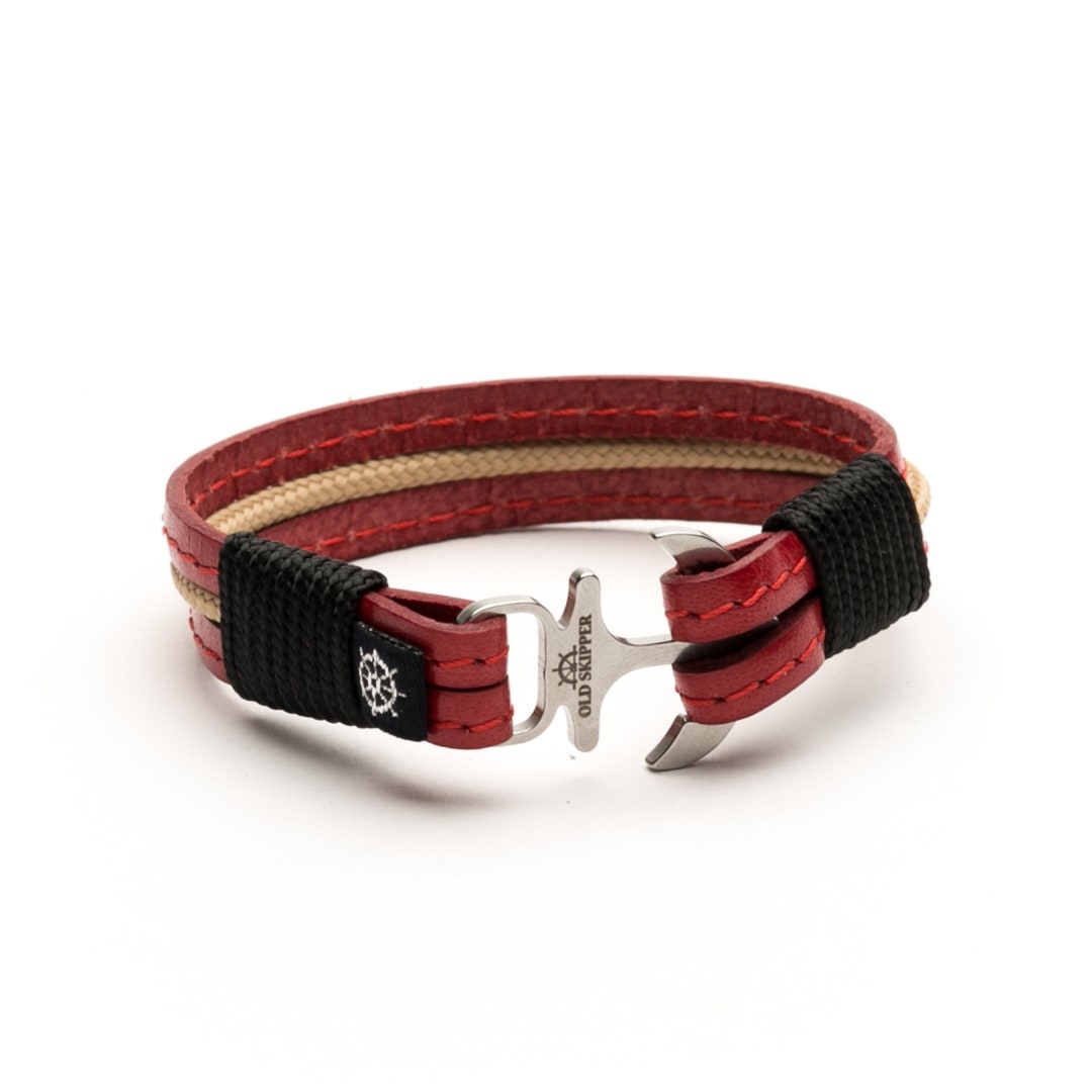Red Leather Bracelet HERMES for Her Valentine's Day Gift Father's Day ...