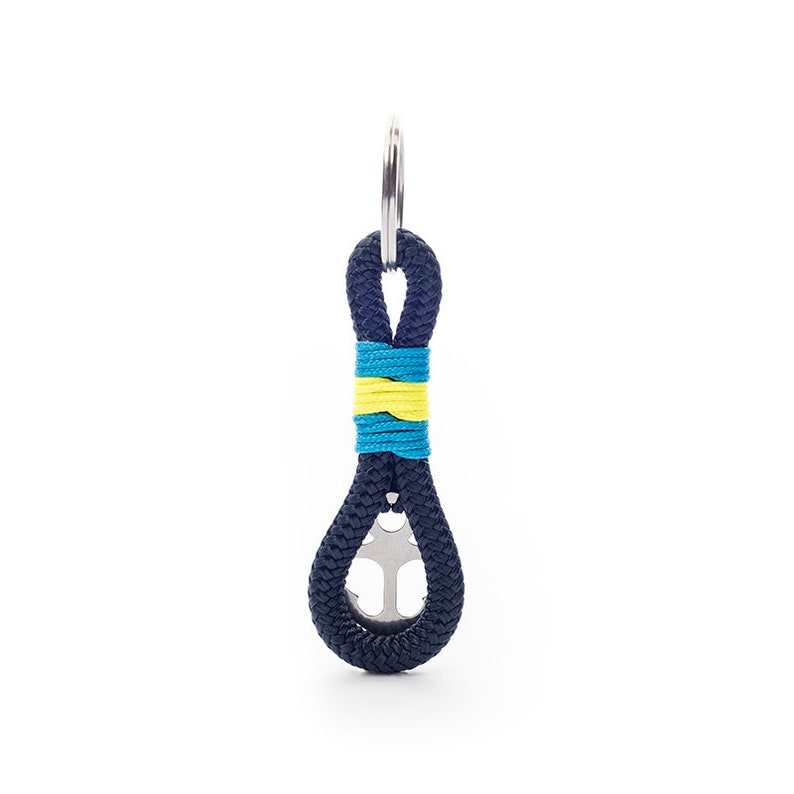 Keychain Anchor Marine Rope Nautical SWEDEN KEY National Day Friend ...
