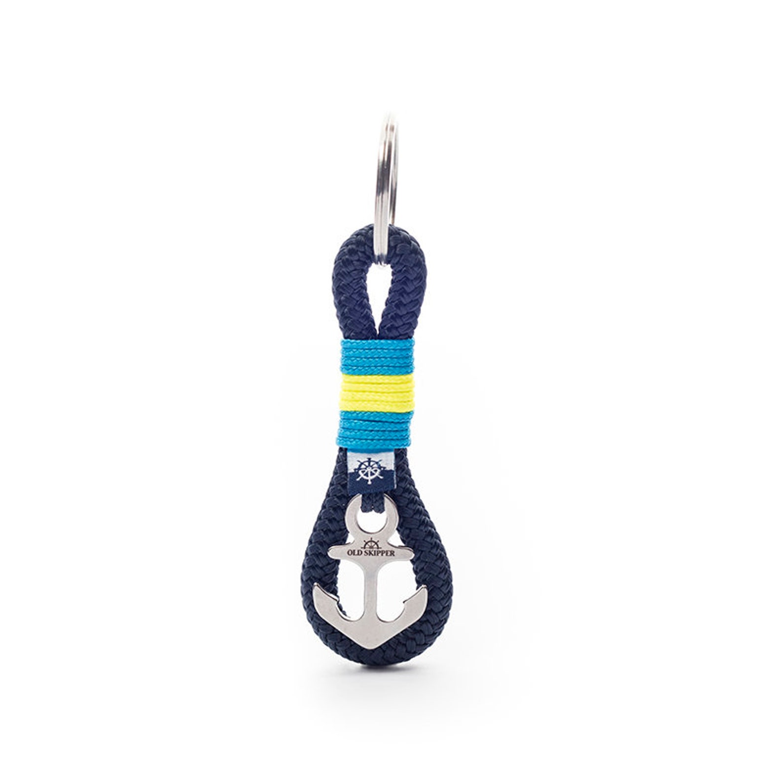 Keychain Anchor Marine Rope Nautical SWEDEN KEY National Day Friend ...