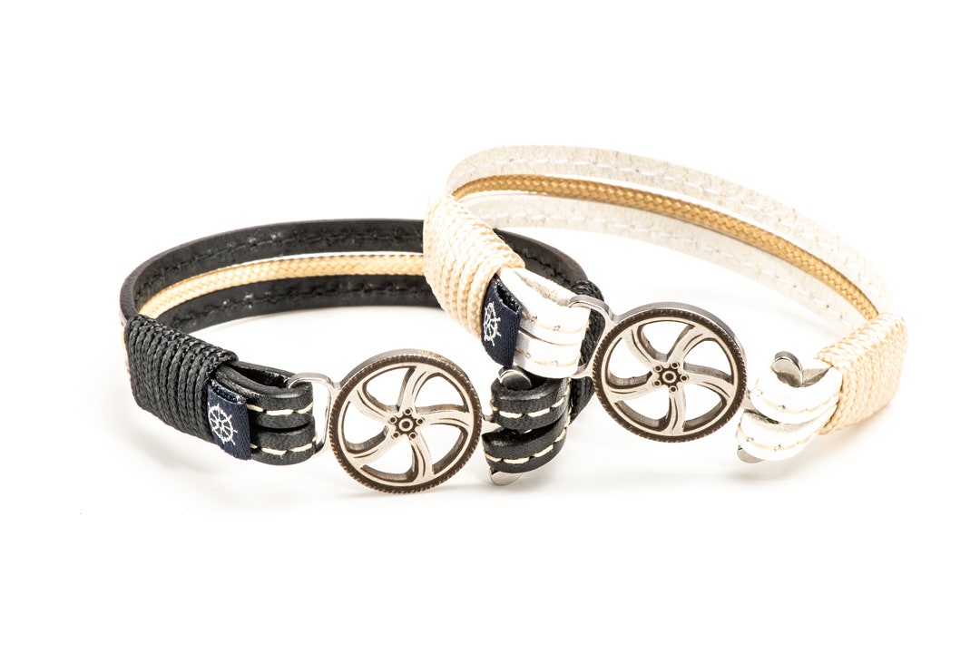 Formula 1 Racing Motorsport SET Leather Bracelets ANDRETTI Unisex Gift ...