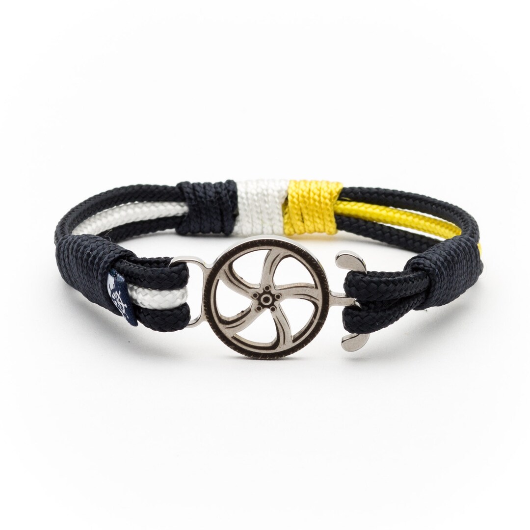 Formula 1 Motorsport Racing Bracelet ALESI Gift Him Handcrafted ...