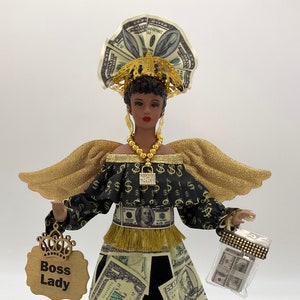 Money Gift - Boss Lady Money Figurine - Creative Custom Gift, Kwanzaa ...