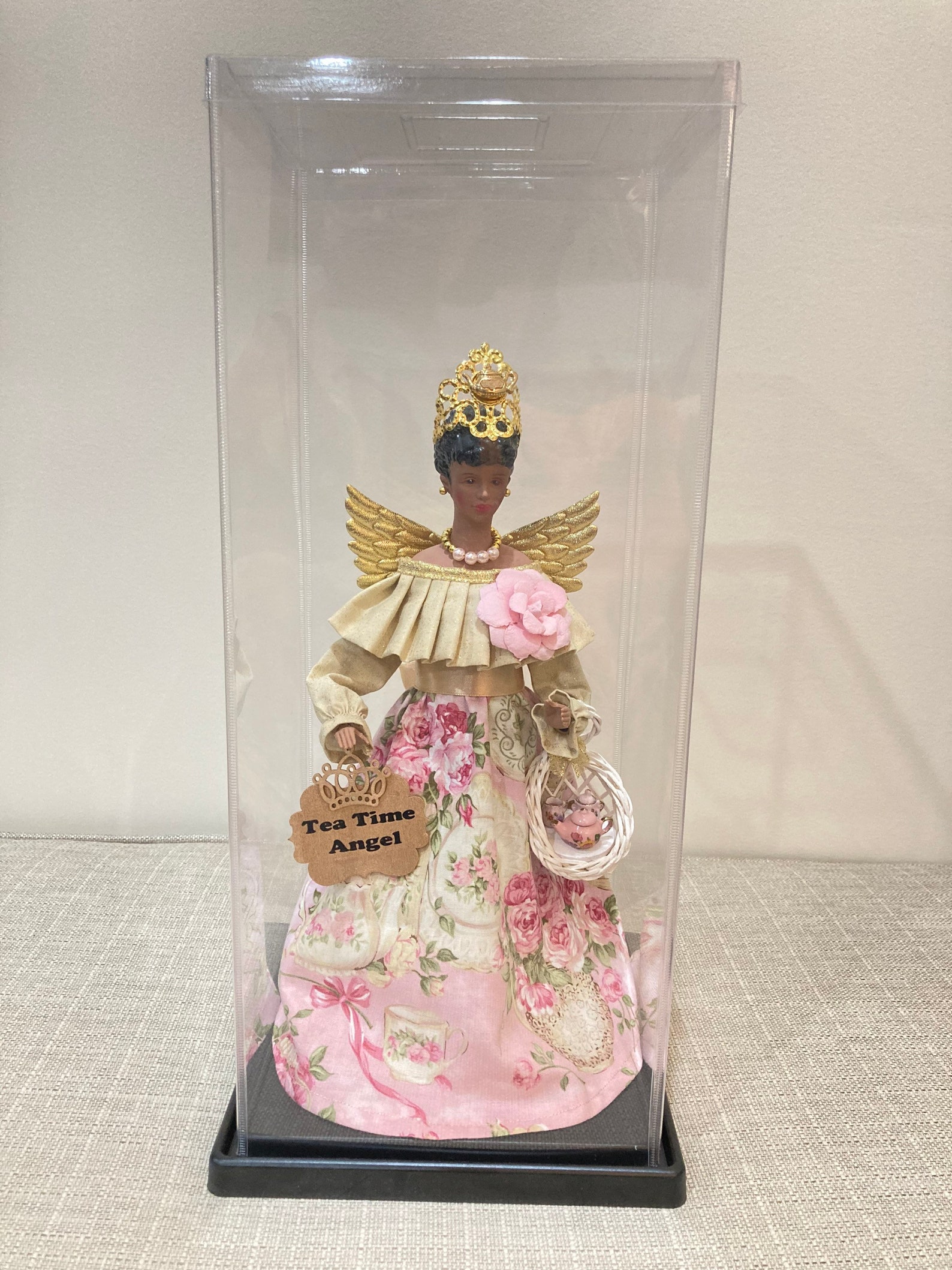Doll Display Case Glass Doll Display Case For Dolls Etsy
