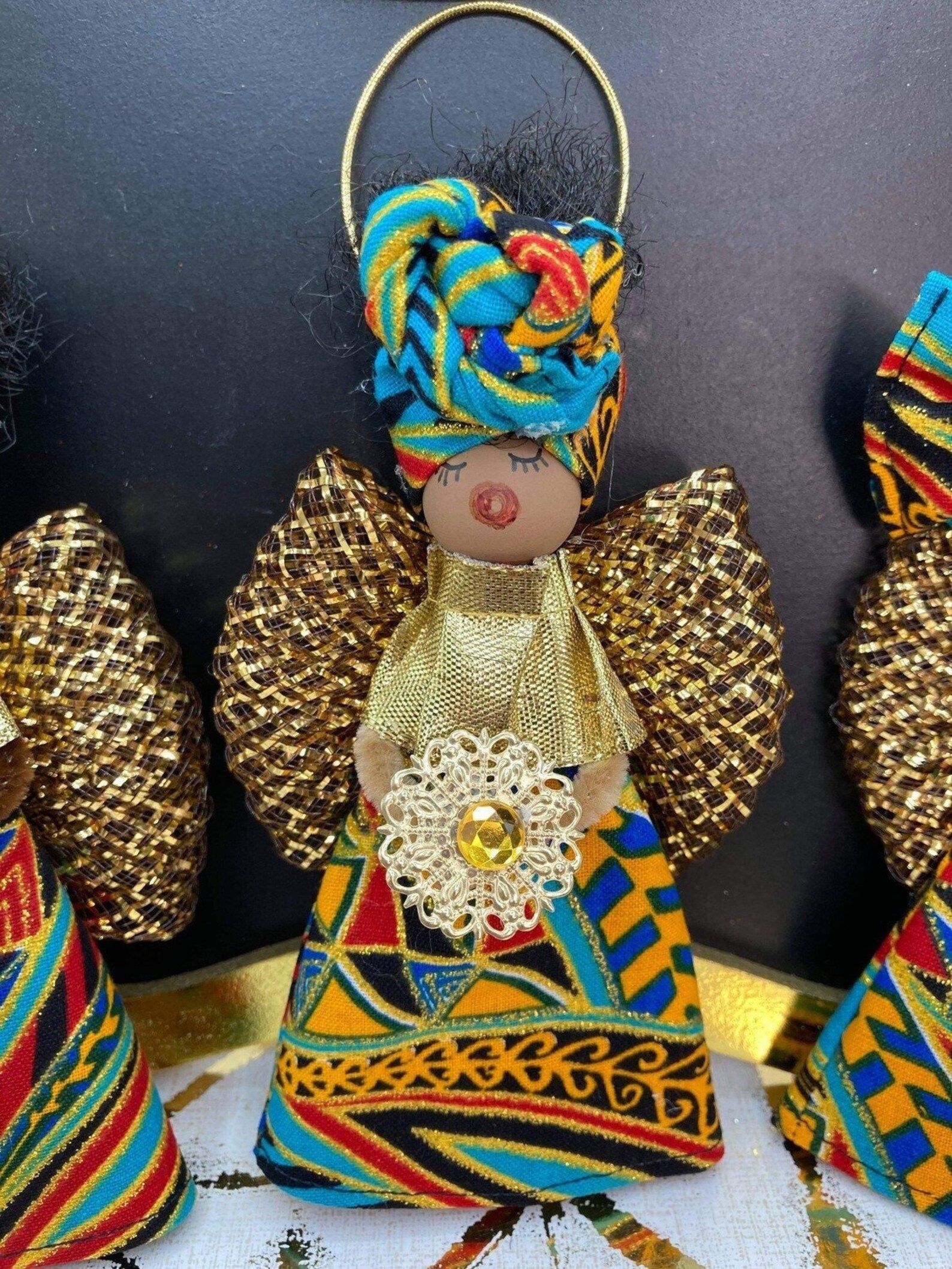 Handmade African Ornament Ornament Ankara Afrocentric - Etsy