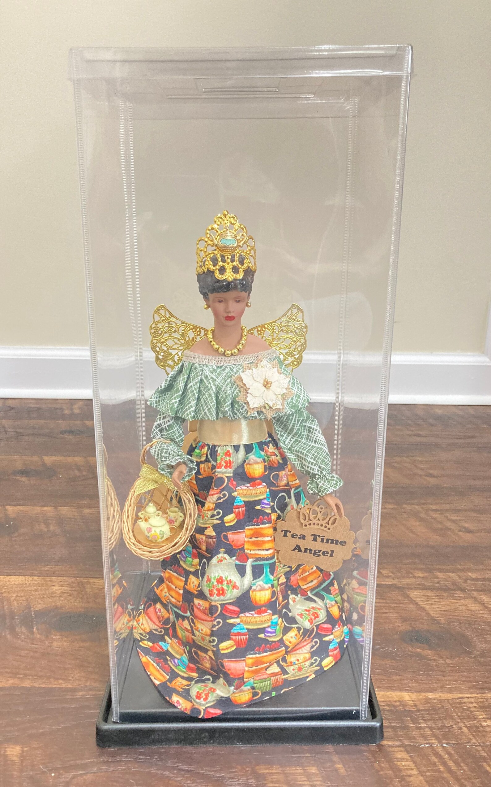 Black Angel Tree Topper Angel Tree Topper Christmas Angel - Etsy