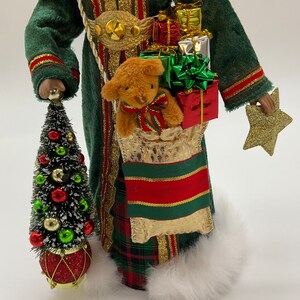 African American Santa Claus, Black Santa Figurine, Black Santa, Father ...