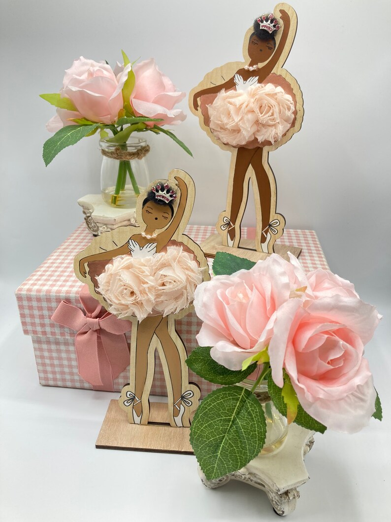 Wood Ballerina Black Ballerina Ballet Girl Nutcracker Ballet - Etsy