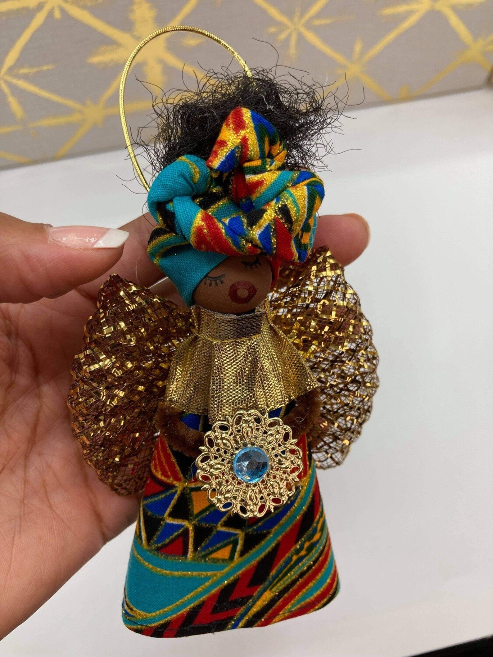 Handmade African Ornament Ornament Ankara Afrocentric - Etsy