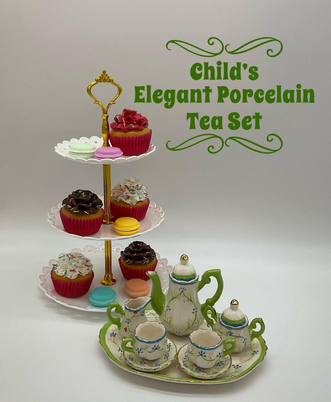 Children's Porcelain Tea Sets, Elegant Tea Sets for Children, Tea Time ...